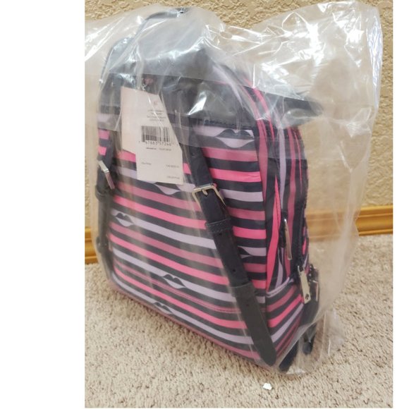 kate spade | Bags | Nwt Kate Spade Karissa Nylon Lip Pink Backpack Bag ...